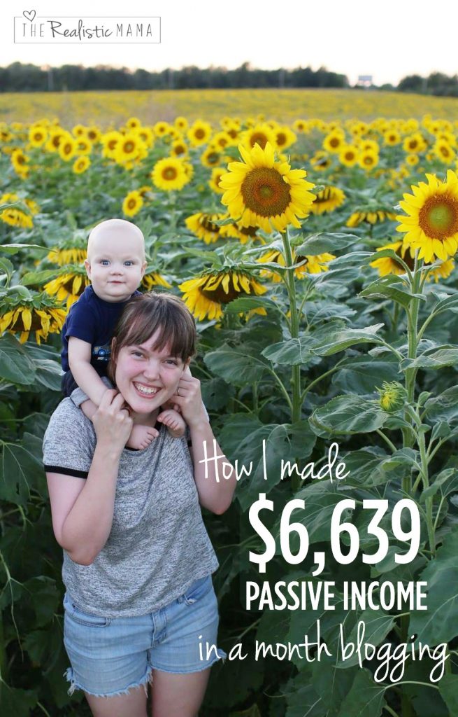 September Income Report: $6,639 PASSIVE INCOME - The Realistic Mama